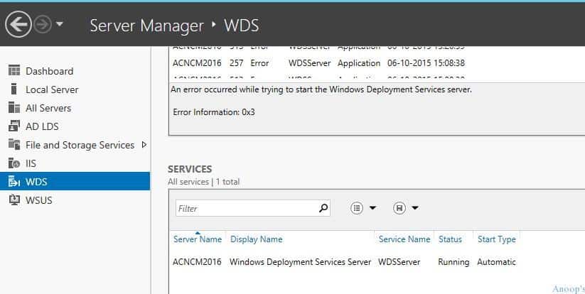 Fix SCCM PXE Related WDS Service Is Not Getting Started Issue HTMD Blog Fix SCCM PXE Related WDS Service Is Not Getting Started Issue HTMD Blog