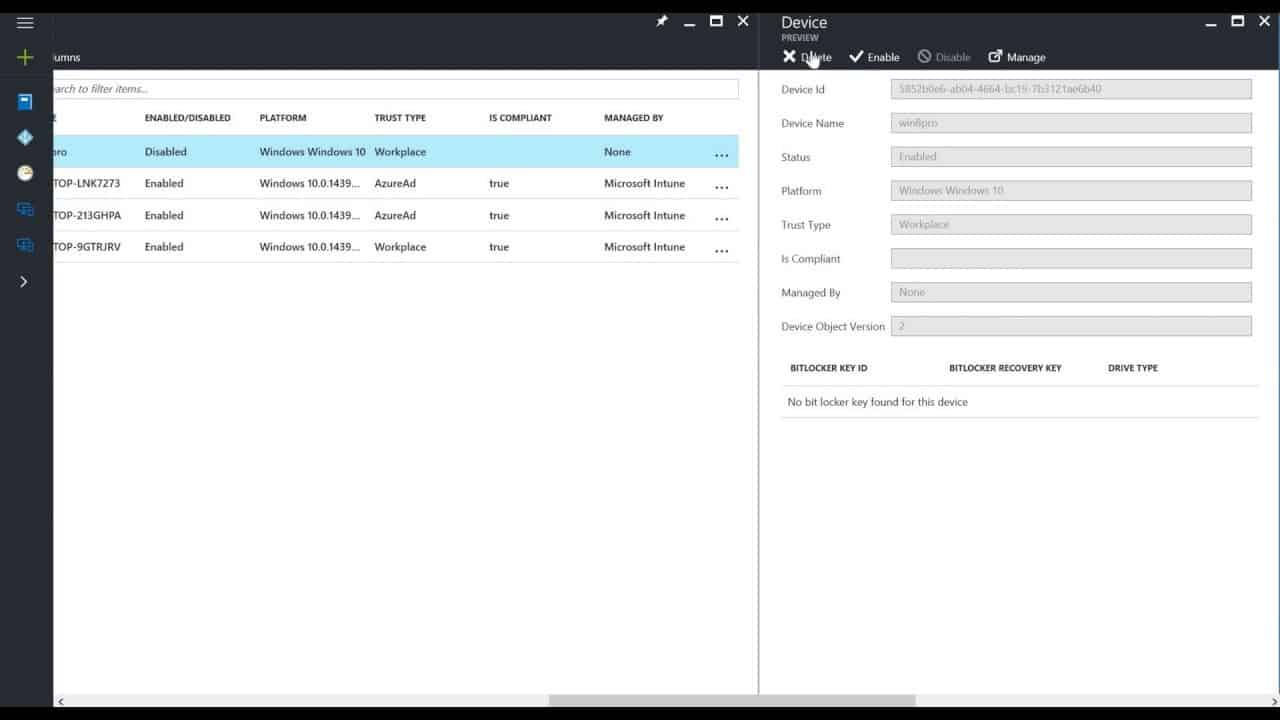 Learn How To Delete Devices From Azure Active Directory Azure Portal Disable Devices Htmd Blog