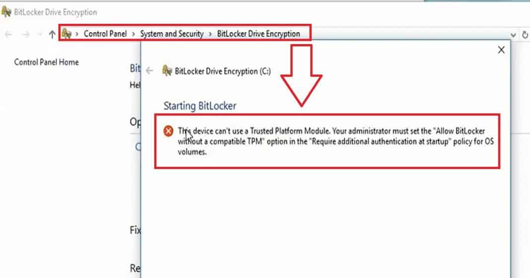 How To Enable Bitlocker On Hyperv And Handle Error Device Cannot Use A