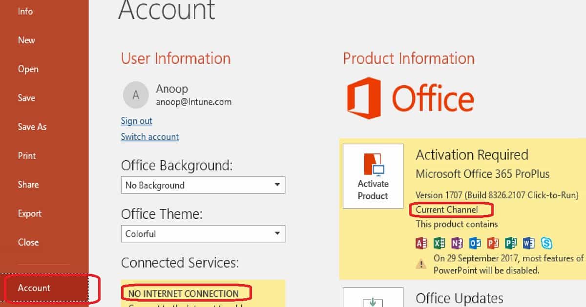 Microsoft Office Activation Wizard Error 365 Berlindaenviro