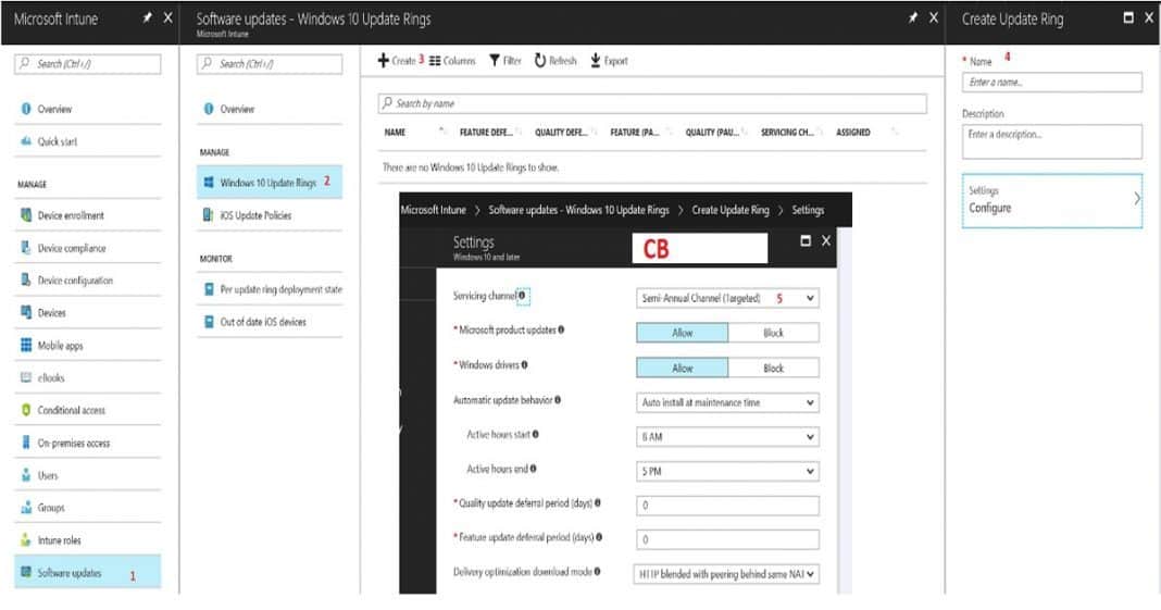 FIX CBB Ring Devices Are Getting CB Updates Intune Windows 10 Update ...