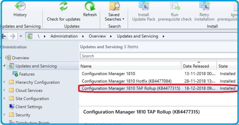 SCCM Rollup Update Installation Guide CAS Primary Secondary