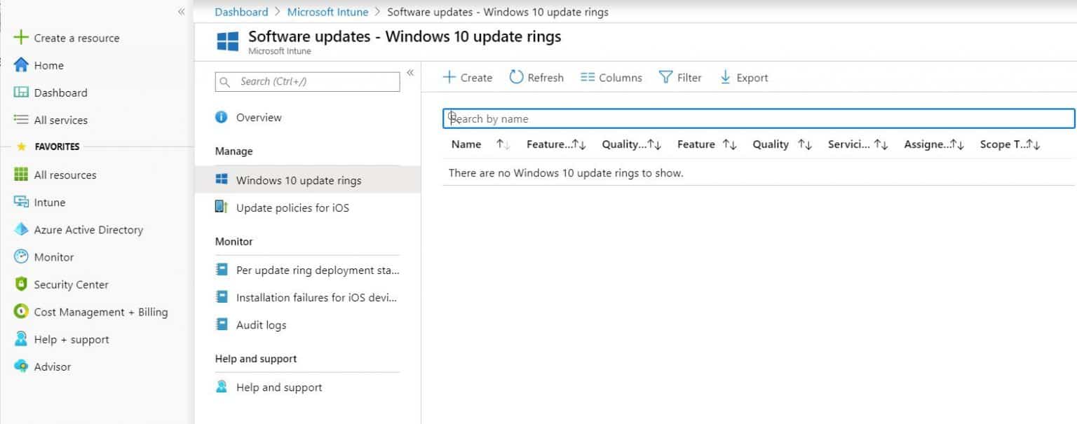Software Update Patching Options With Intune Setup Guide