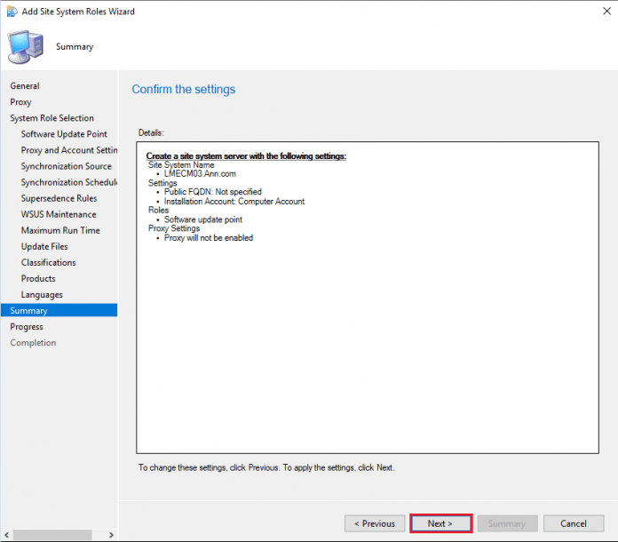 Install New ConfigMgr Software Update Point Role | SUP | SCCM HTMD Blog Install New ConfigMgr Software Update Point Role | SUP | SCCM HTMD Blog