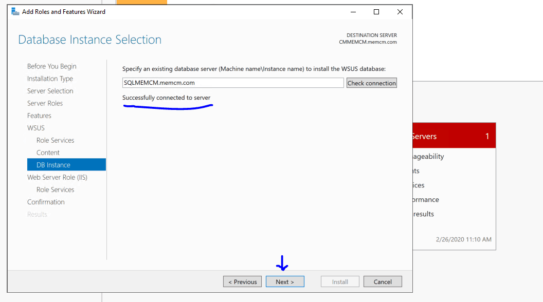 Install Wsus For Configmgr Software Update Point Role Sup Sccm Htmd Blog