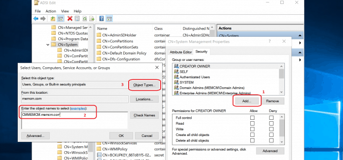 Create System Management Container For SCCM And Assign Permissions HTMD ...