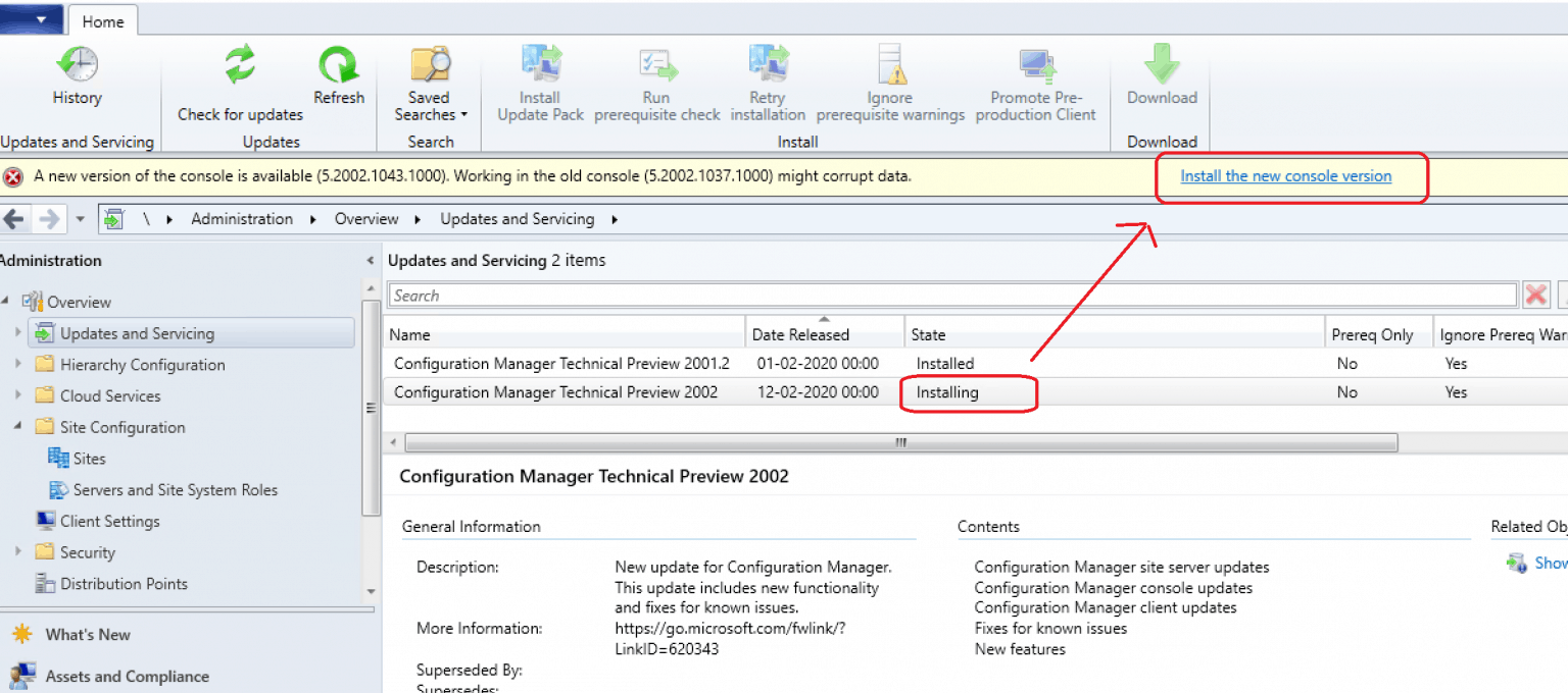 ConfigMgr 2002 Technical Preview Console Startup Time|SCCM HTMD Blog