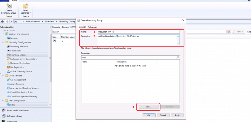 How To Create Boundary Groups In Configmgr Sccm Boundaries Htmd Blog