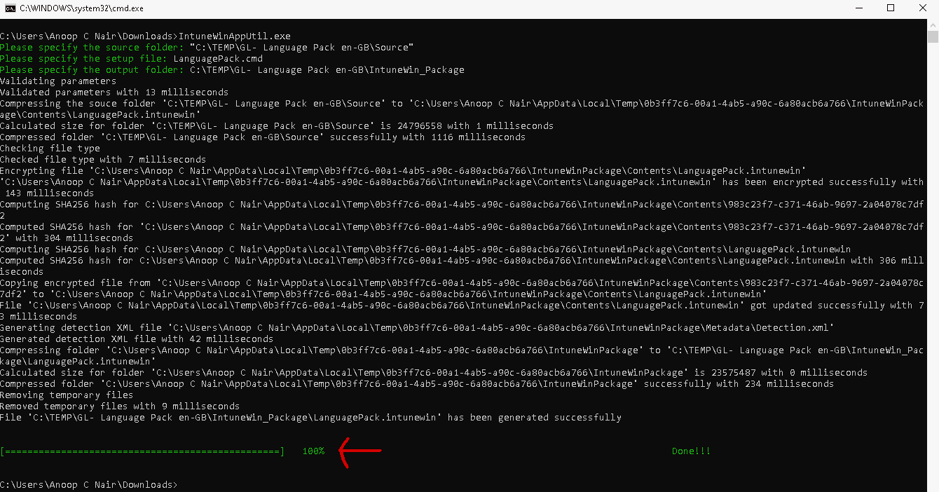 How To Deploy Windows App Win32 Using Intune Language Pack Htmd Blog 