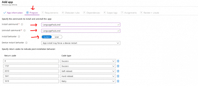 How To Deploy Windows App Win32 Using Intune Language Pack Htmd Blog