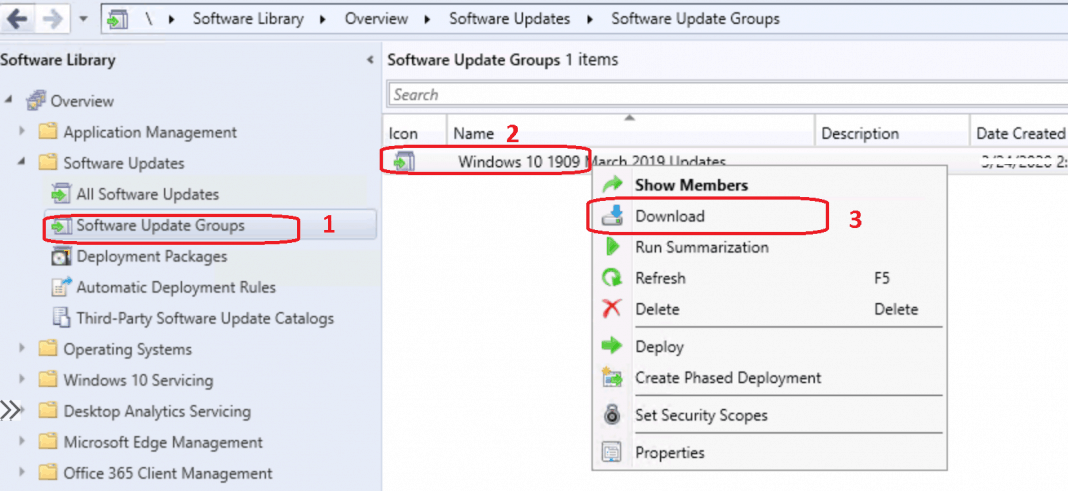 How To Create Deploy New Software Update Patch Package Using Sccm Configmgr Htmd Blog