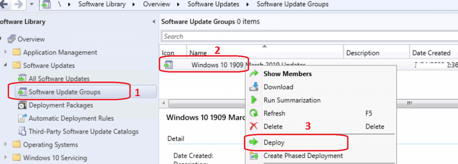 How To Create Deploy New Software Update Patch Package Using Sccm Configmgr Htmd Blog