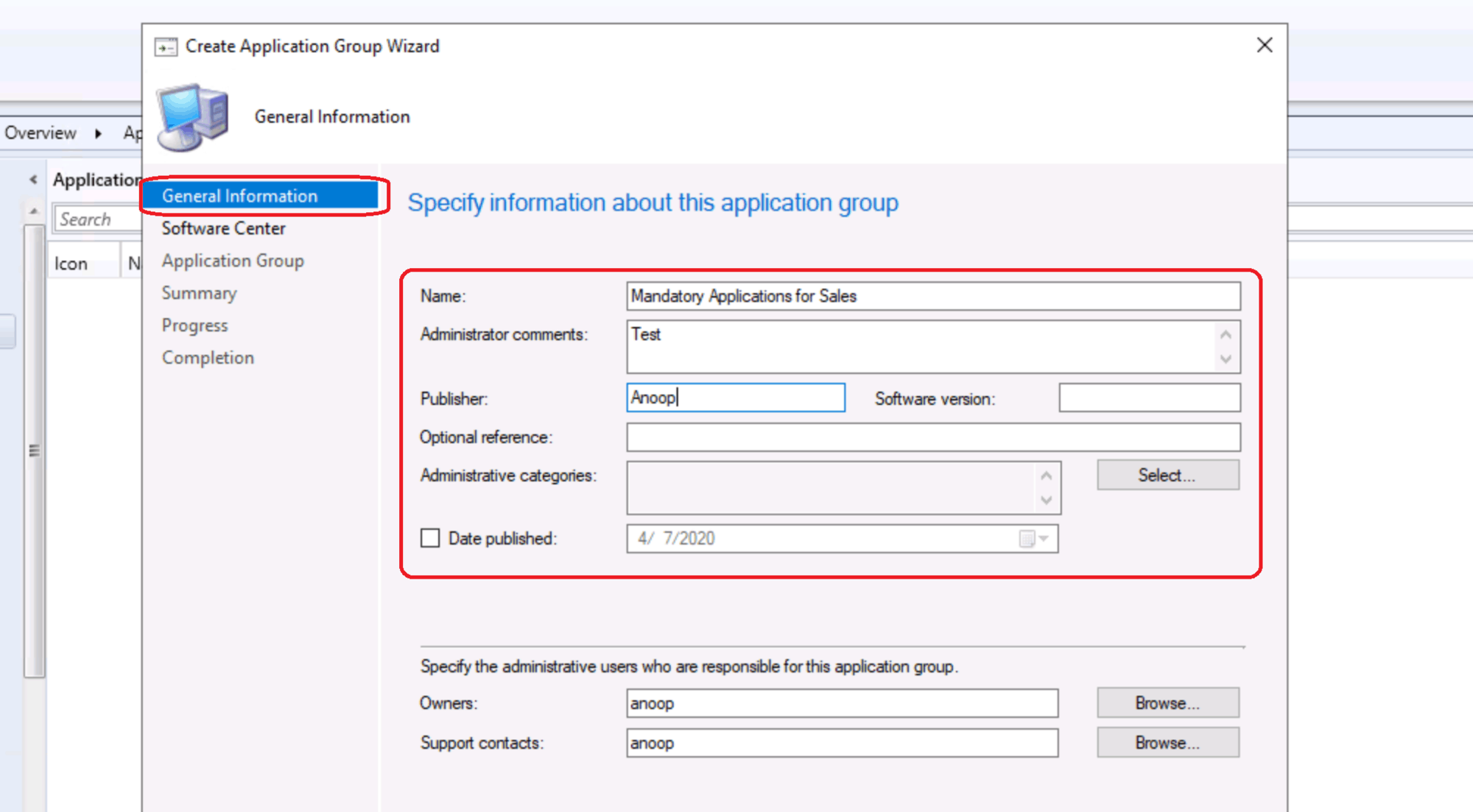 Create Application Group Using Sccm Configmgr Deploy App Group Htmd Blog