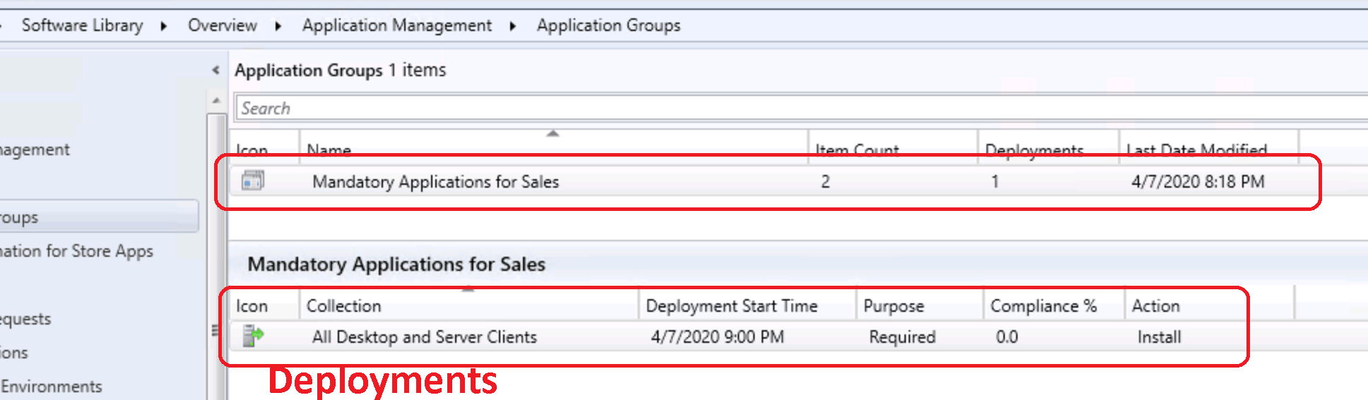 Create Application Group Using Sccm Configmgr Deploy App Group Htmd Blog
