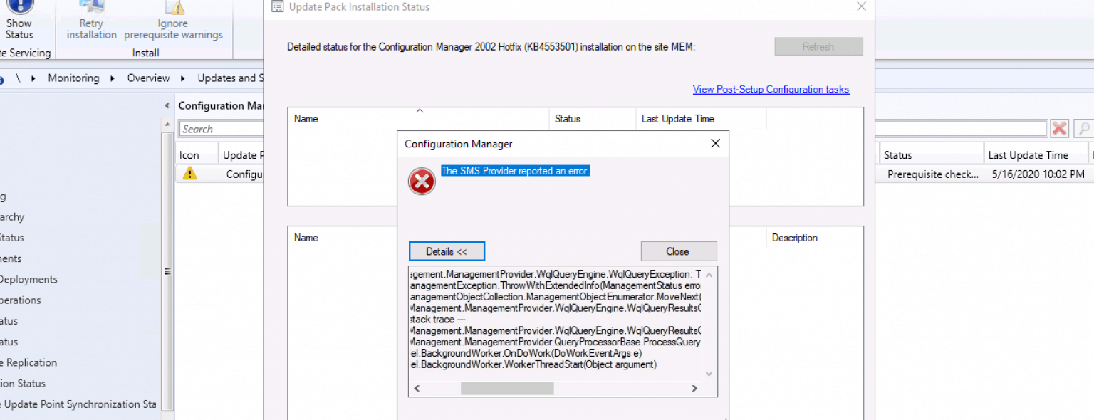 Learn How To Retry ConfigMgr Hotfix Installation | SCCM HTMD Blog