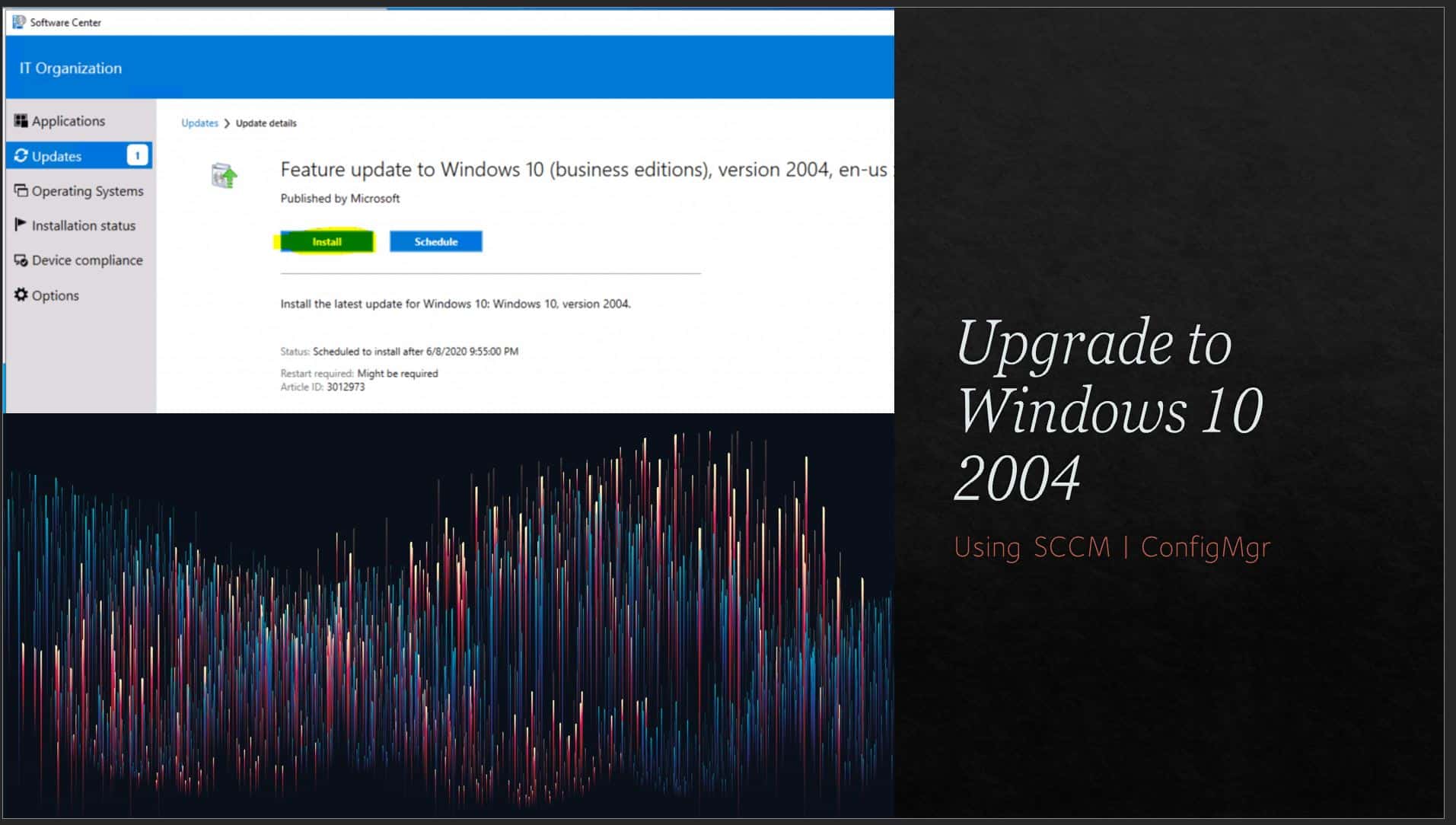 Upgrade To Windows 10 2004 Using SCCM | ConfigMgr | Servicing HTMD Blog Upgrade To Windows 10 2004 Using SCCM | ConfigMgr | Servicing HTMD Blog