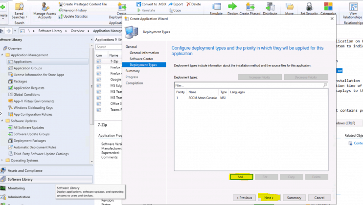 ConfigMgr Admin Console Silent Install Application Using SCCM How To ...