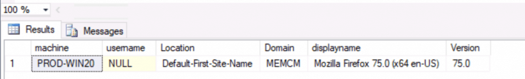 Configmgr Custom Report For Firefox Browser Sccm Sql Query Htmd Blog