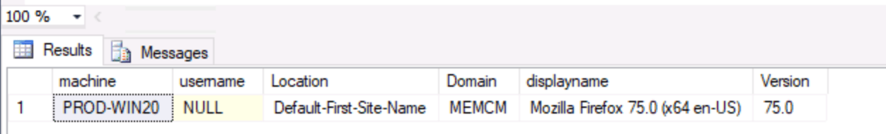 Configmgr Custom Report For Firefox Browser Sccm Sql Query Htmd Blog