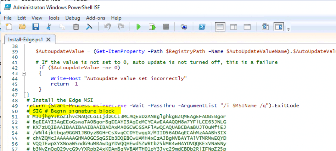 Configmgr Edge Chromium Unmatched Exit Code 1 Execution Failed Sccm