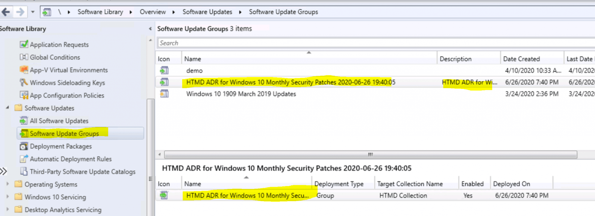 Create SCCM Automatic Deployment Rule | ADR | ConfigMgr HTMD Blog Create SCCM Automatic Deployment Rule | ADR | ConfigMgr HTMD Blog