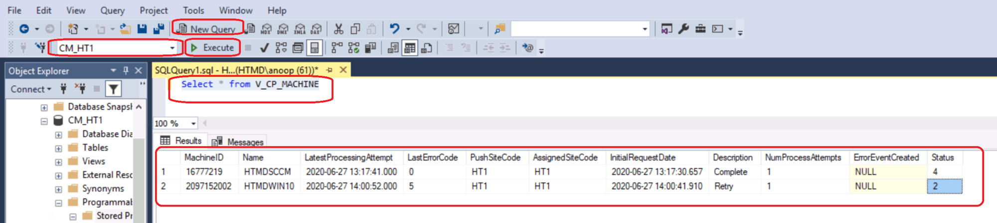 Sccm Client Push Installation Status Using Sql Query Configmgr Htmd Blog
