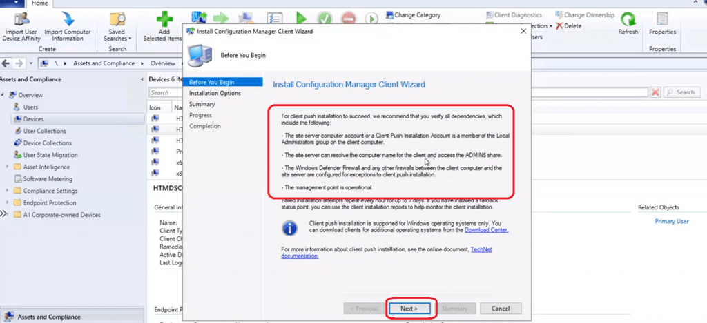 Install ConfigMgr Client Using Client Push Installation Method SCCM ... Install ConfigMgr Client Using Client Push Installation Method SCCM ...