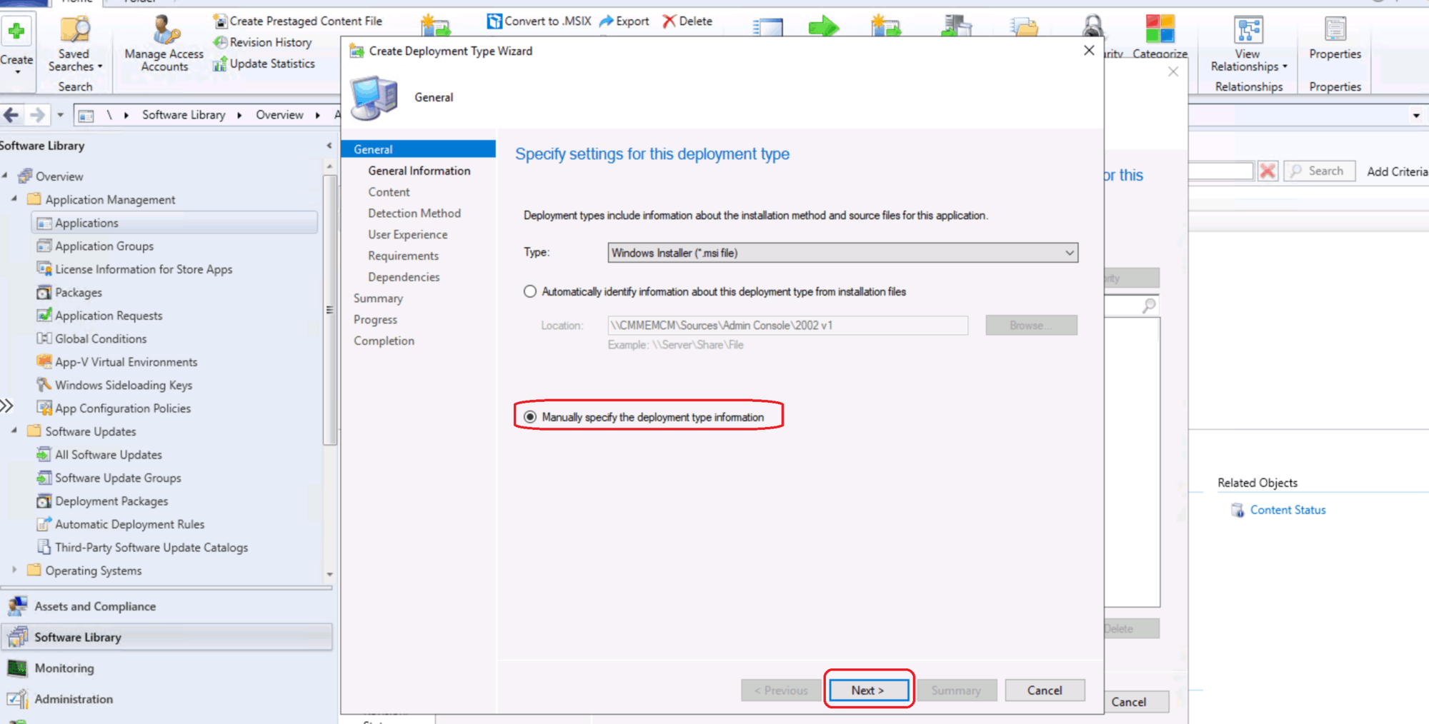ConfigMgr Admin Console Silent Install Application Using SCCM HTMD Blog