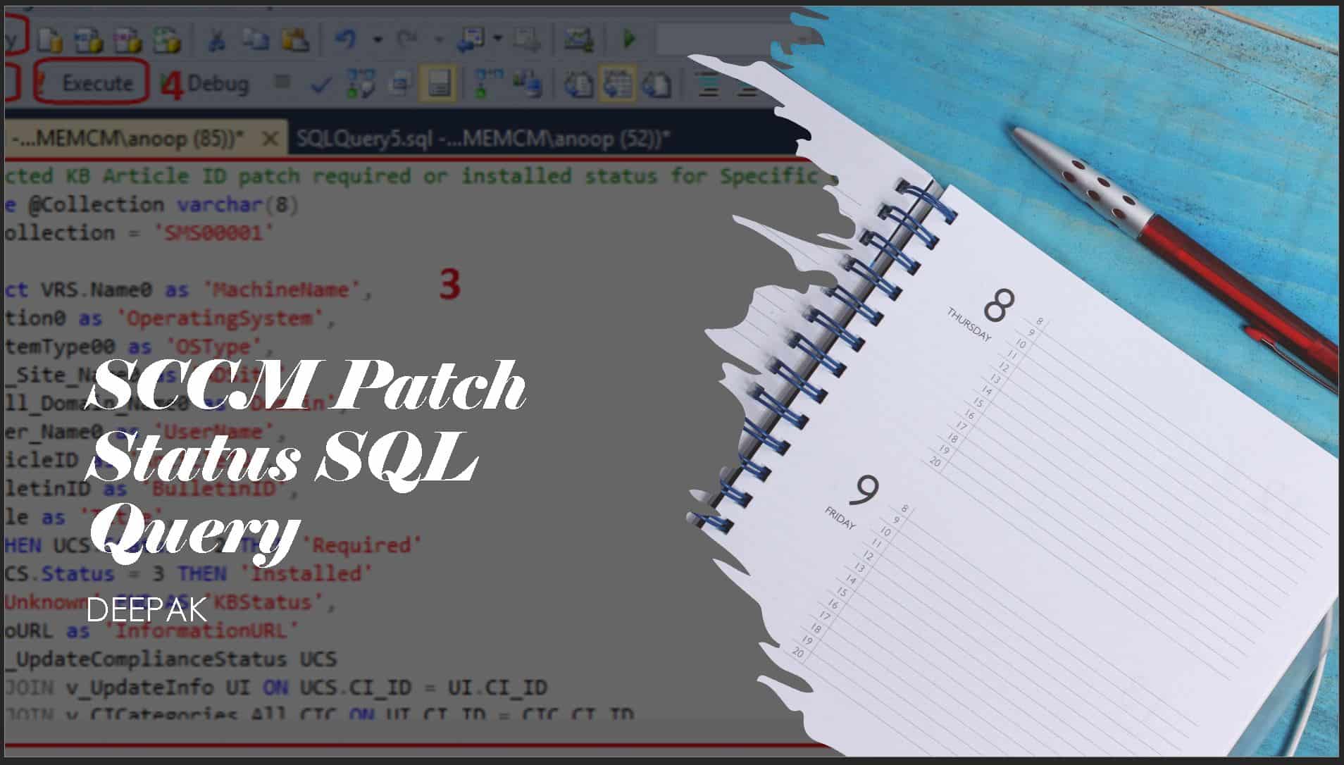 Sccm Patch Status Sql Query Based On Particular Collection Configmgr Htmd Blog 1791
