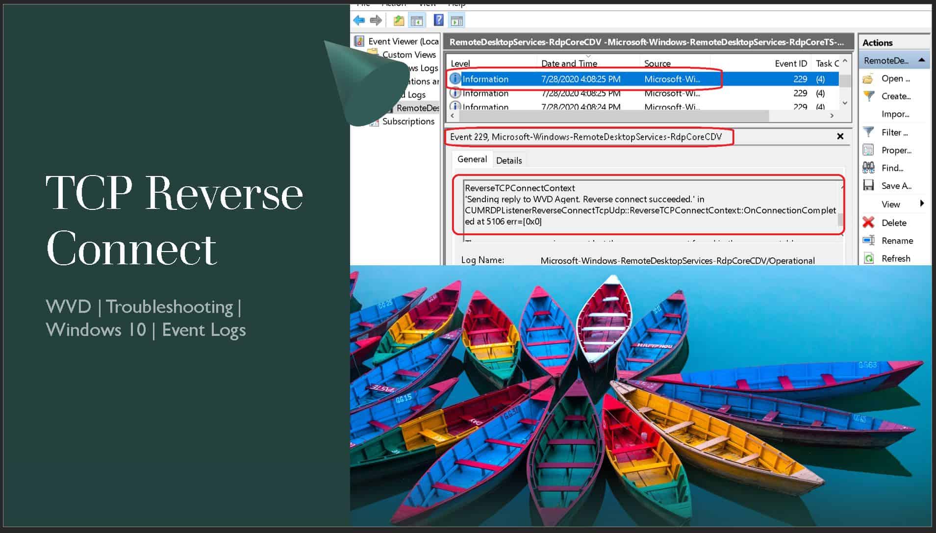 Understanding Tcp Reverse Connect Flow For Avd Using Event Logs Htmd Blog