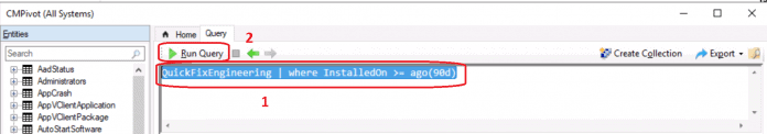 Sccm Cmpivot Query Patches Installed In Last 90 Days Configmgr Htmd Blog 5628