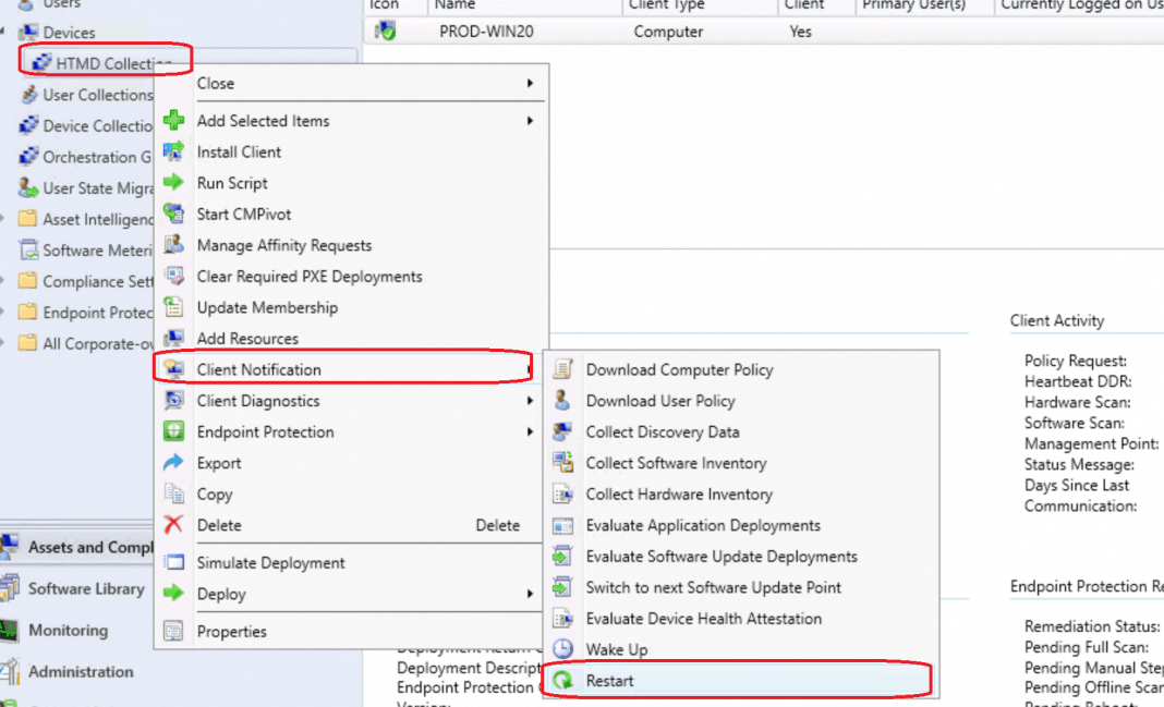 Restart Windows 10 Device Using SCCM | ConfigMgr HTMD Blog Restart Windows 10 Device Using SCCM | ConfigMgr HTMD Blog