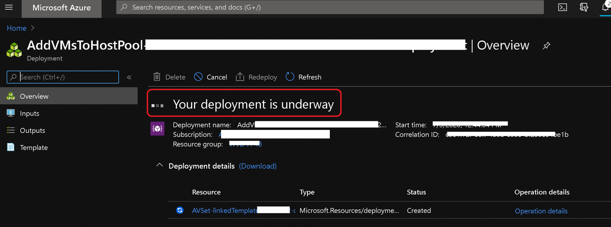Avd Deployment Operation Failed Add New Vms To Existing Host Pool Htmd Blog