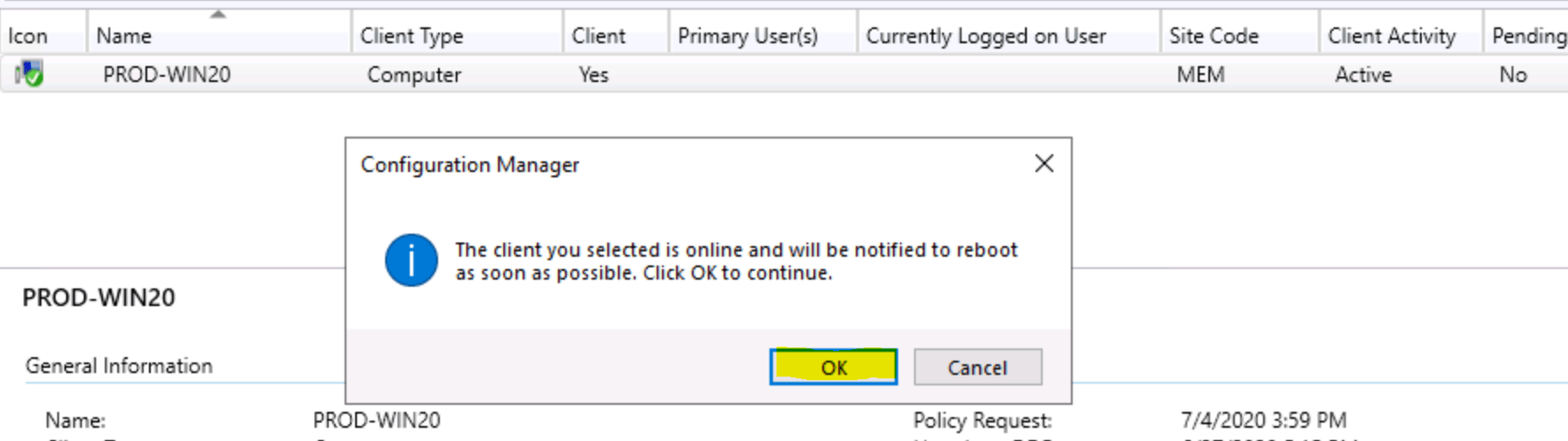 Restart Windows 10 Device Using SCCM | ConfigMgr HTMD Blog Restart Windows 10 Device Using SCCM | ConfigMgr HTMD Blog