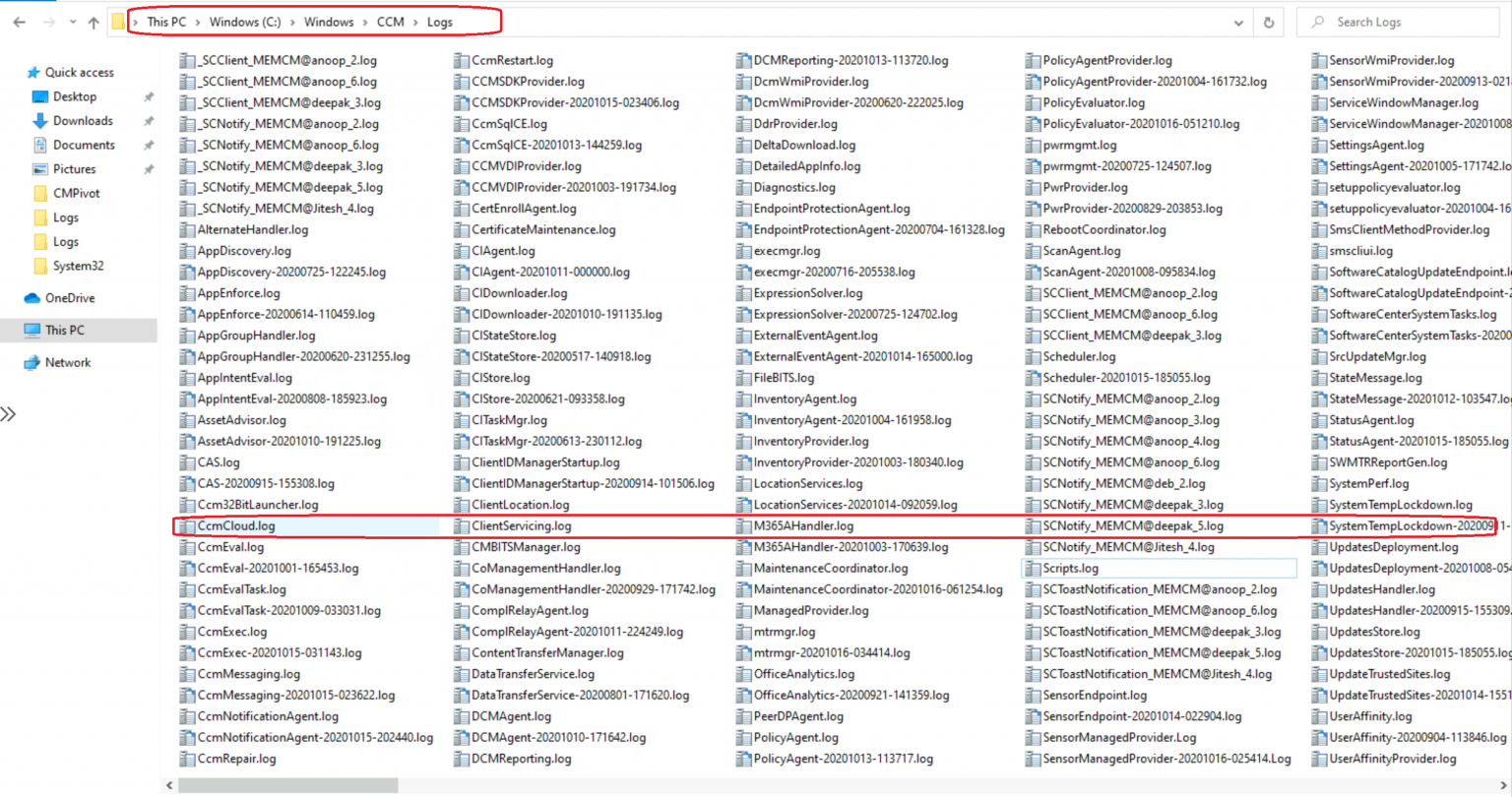 Sccm Log Files Updated List Client And Server