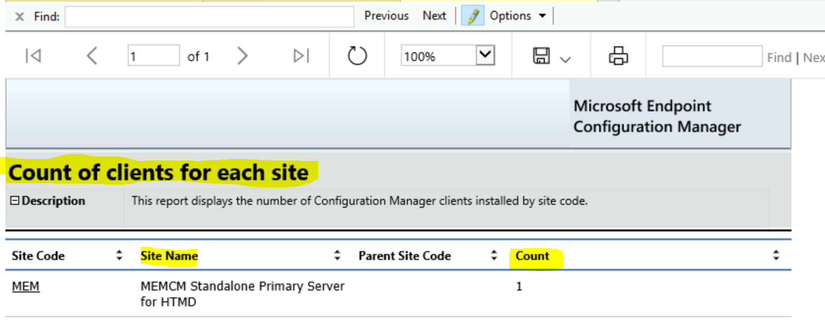 ConfigMgr Reports Site Infrastructure Related | SCCM | Default ...