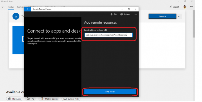 Avd Workspace Url How To Use Microsoft Store Remote Desktop App Azure Virtual Desktop Tips