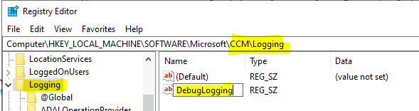 ConfigMgr Client Enable Verbose Logging Debug Logging | SCCM ... ConfigMgr Client Enable Verbose Logging Debug Logging | SCCM ...