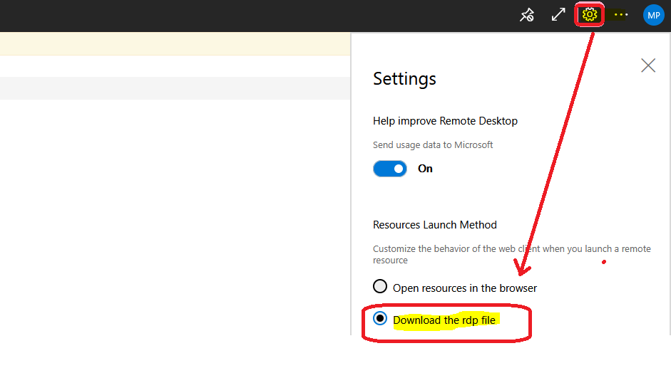 Download AVD Session Desktop RDP File RDPW File To Check RDP Settings ... Download AVD Session Desktop RDP File RDPW File To Check RDP Settings ...
