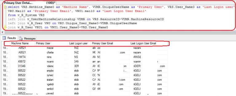 Sccm Primary Last Logon User Report Sql Query Configmgr Htmd Blog 