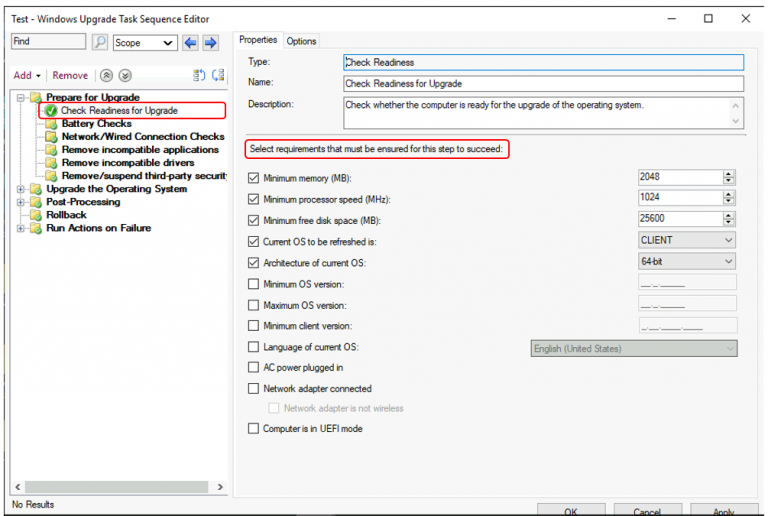 What's New Improvement With SCCM Task Sequence Check Readiness Step ...