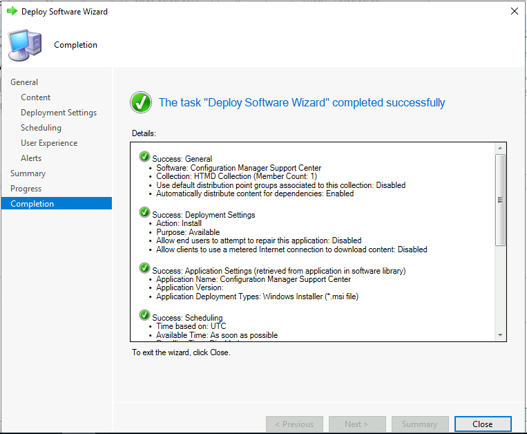 How To Deploy Support Center Using Sccm Troubleshooting Tool Configmgr Htmd Blog