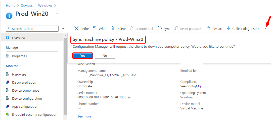 How To Remotely Run Device Actions With Intune For SCCM Clients HTMD Blog