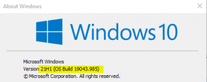 Windows 10 Version Numbers Build Numbers Major Minor Build Rev HTMD Blog