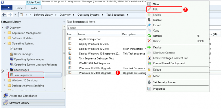 Use Windows 10 Upgrade Task Sequence To Install Multiple