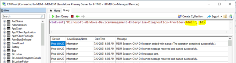 How To Collect Intune Error Details Using SCCM CMPivot Best Option HTMD ...