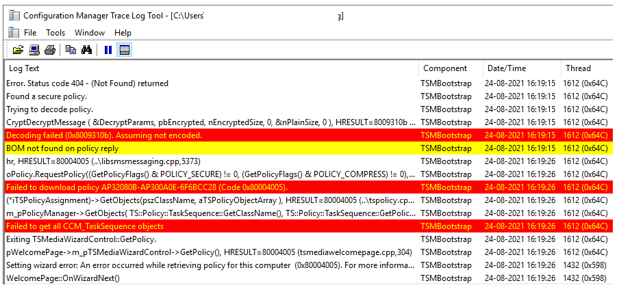 FIX: SCCM Task Sequence Error 0x80004005 Failed To Run HTMD Blog FIX: SCCM Task Sequence Error 0x80004005 Failed To Run HTMD Blog