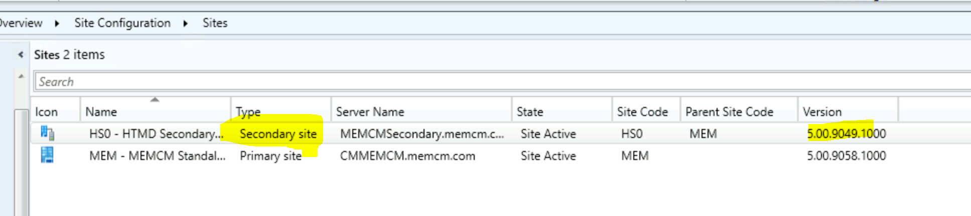 SCCM Secondary Server Upgrade To 2107 Version HTMD Blog