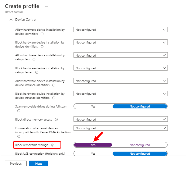 Block USB Device Access Using Intune HTMD Blog Block USB Device Access Using Intune HTMD Blog