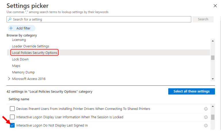 Interactive Logon Do Not Display Last Signed In User Name Using Intune ...